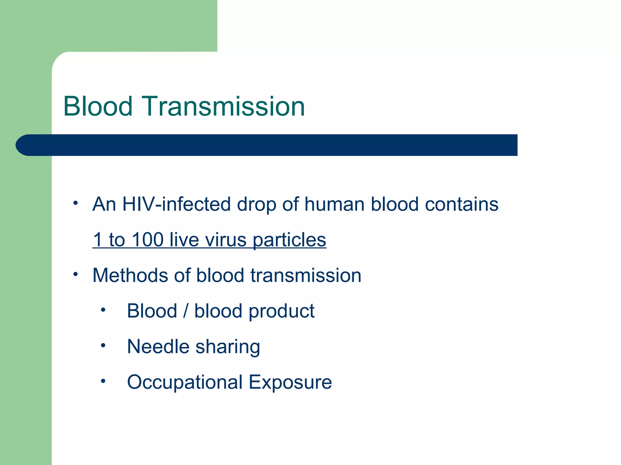 Hiv Aids Bloodborne Pathogens | PPT