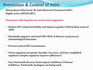 HIV-AIDS-Prevention & Control | PPTX
