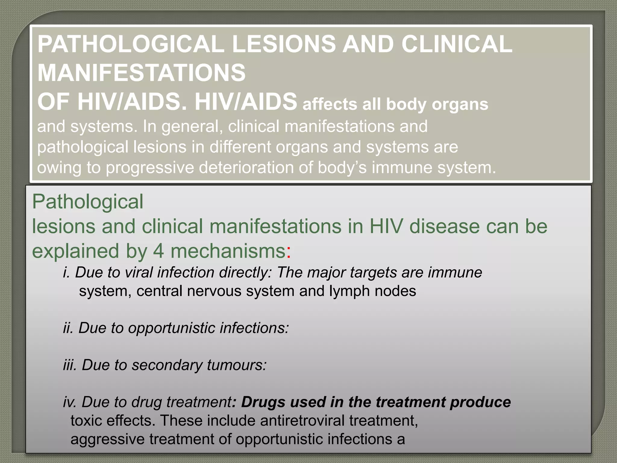 ORAL MENIFESTATION OF HIV AIDS | PPTX