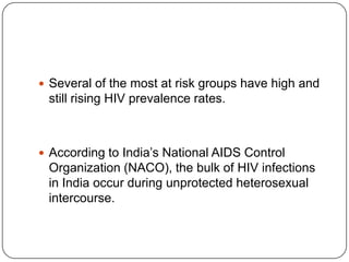 Hiv aids in india | PPTX