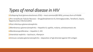 Hiv associated nephropathy (hivan) | PPTX