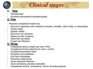 HIV infection. HIV-associated related opportunistic infections and ...