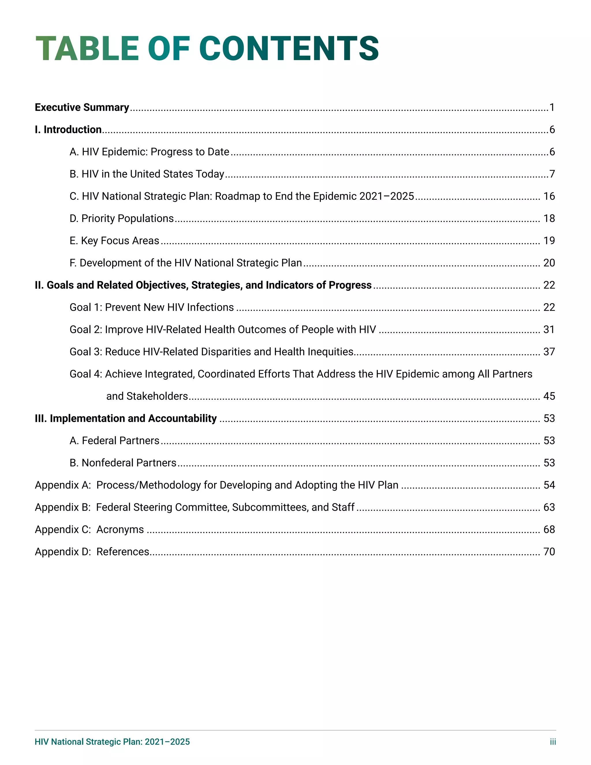 HIV National Strategic Plan 2021-2025 | PDF