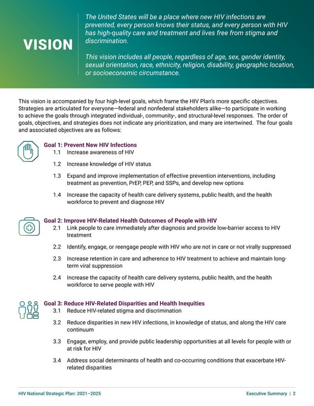 HIV National Strategic Plan 2021-2025 | PDF | Sexual Health | Diseases ...