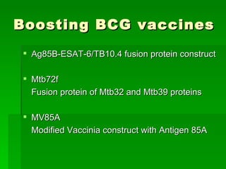 Hiv Tb Vaccines | PPT