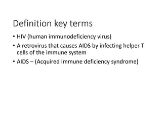 HIV AND AIDS NOTES FOR NURSES STUDY GUIDE | PDF