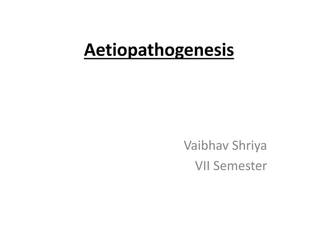 HIV Aetiology & Pathogenesis | PPT