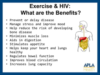 Hiv aging exercise and balance june 2017 (1) | PPTX