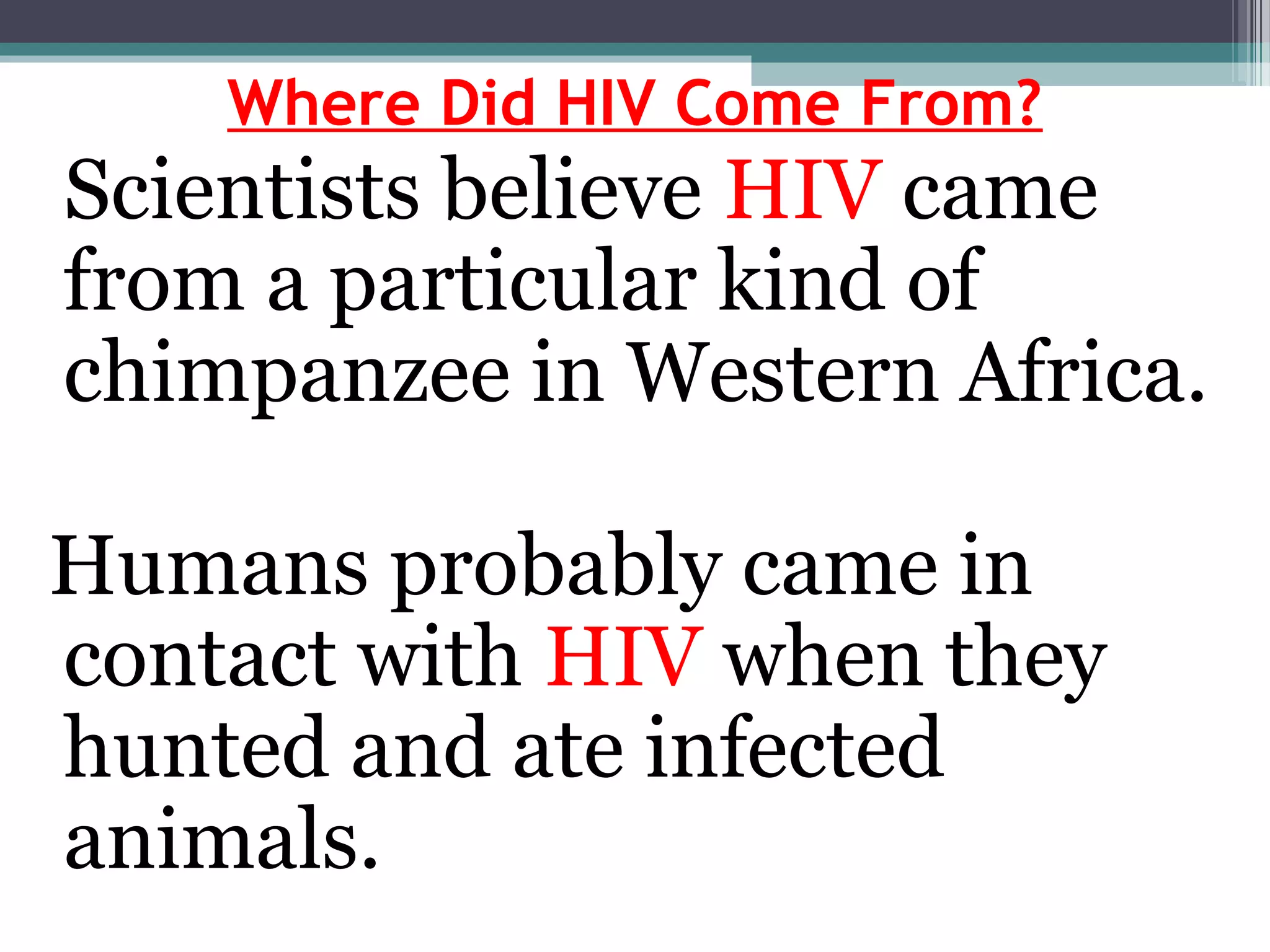 Hiv aidS | PPT