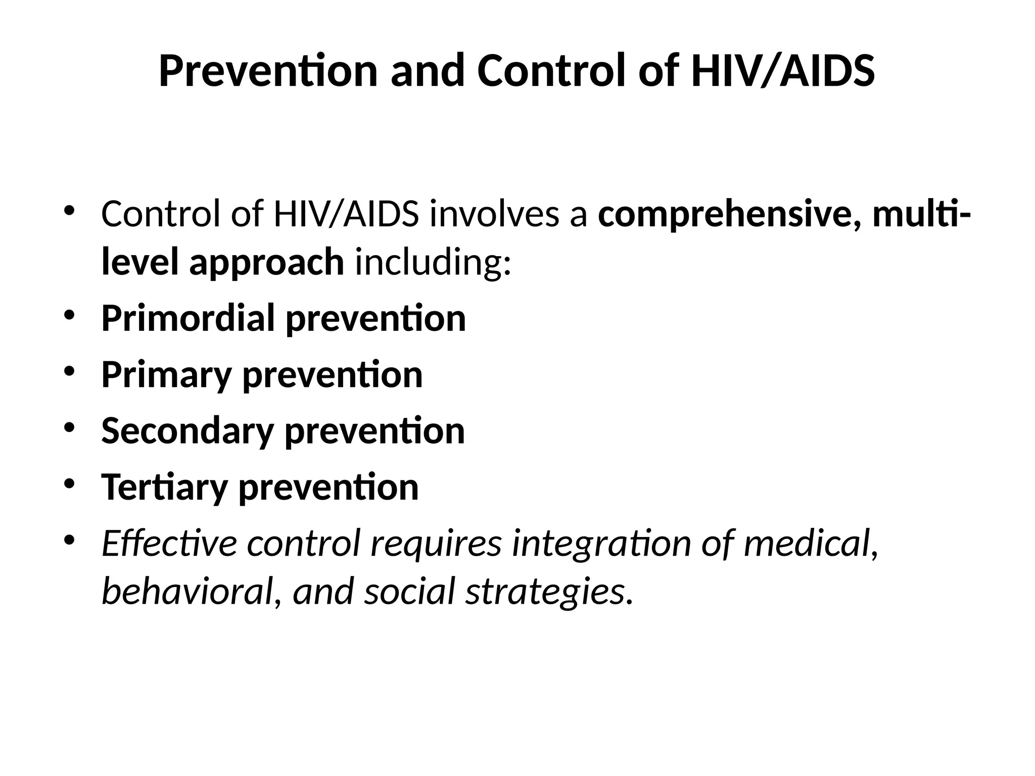 HIV AIDS cause, diagnosis and management | PPTX