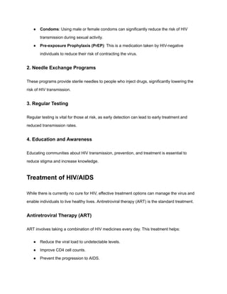 Hiv Aids Virus: Diagnosis and Treatment.pdf