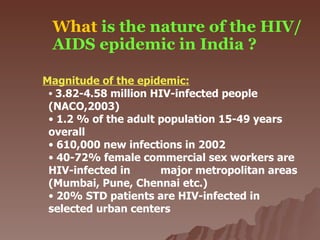 Hivaids In India Brs | PPT