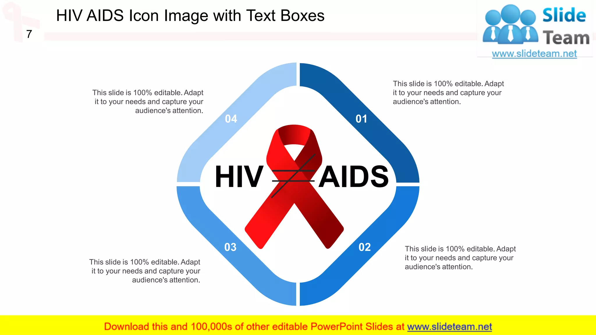 HIV AIDS Spie Chart Awareness Points Illustration Pyramid | PDF