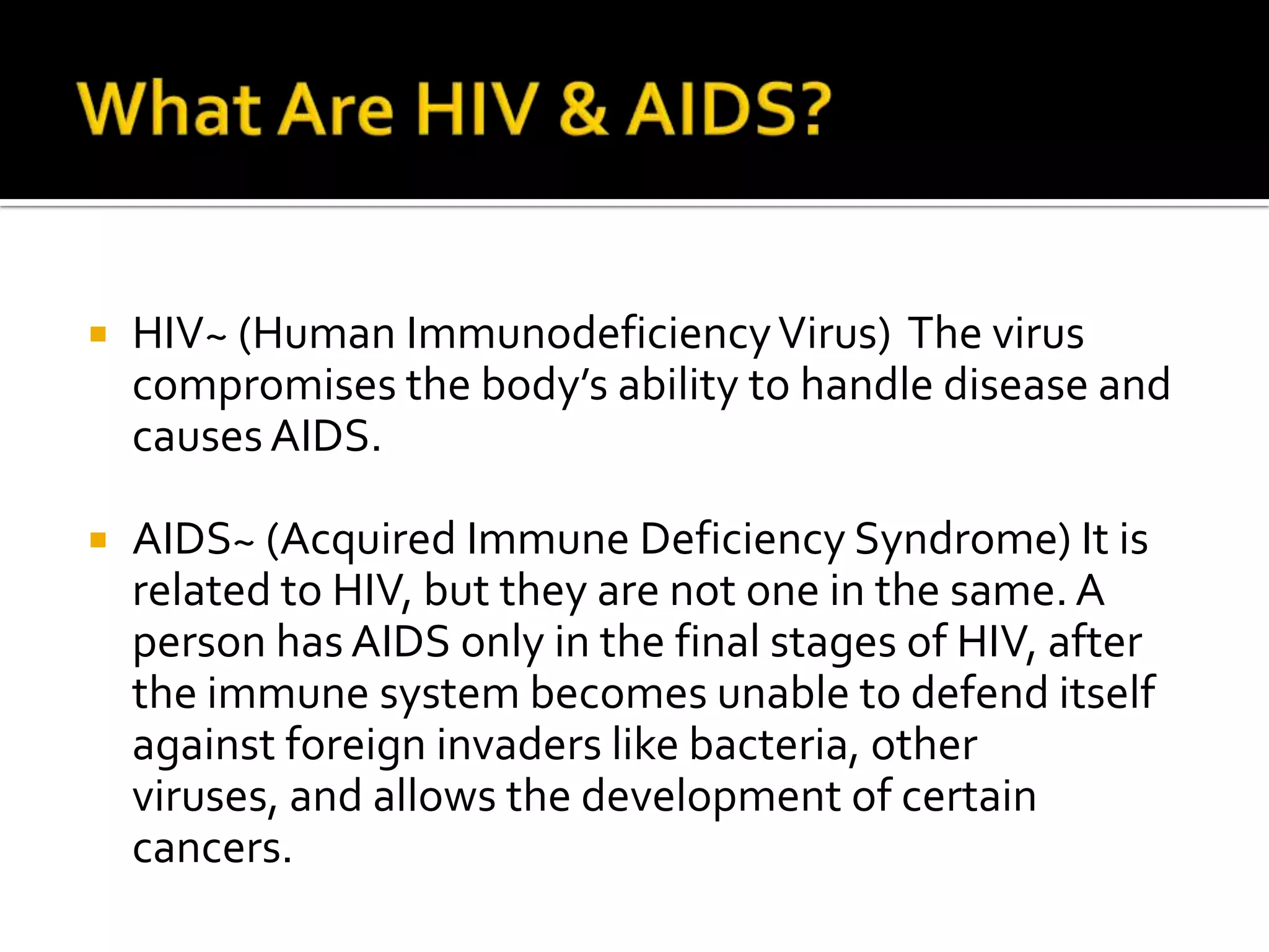 HIV/AIDS powerpoint | PPTX