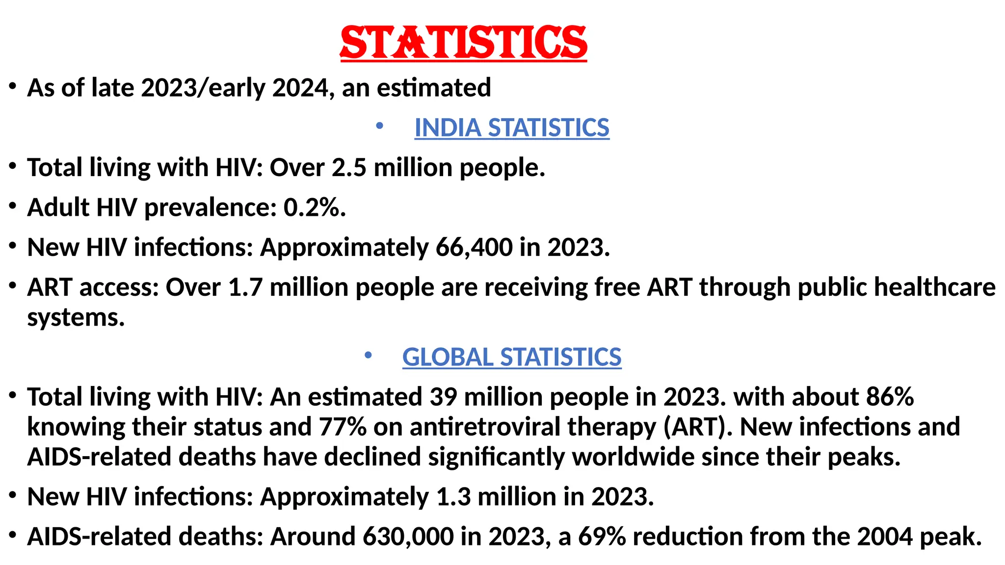 HIV AND AIDS -PREVENTION, TREATMENT WAY FWD | PPTX