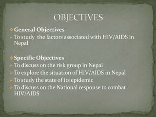 HIV/AIDSs uploaded by Samrat Gurung | PPTX | Sexual Health | Diseases ...