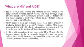 HIV and AIDS | PPTX