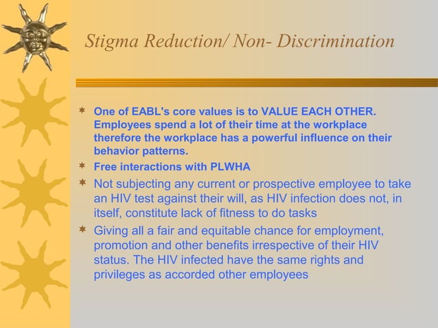Hiv and aids policy as a tool for stigma reduction at the workplace ...