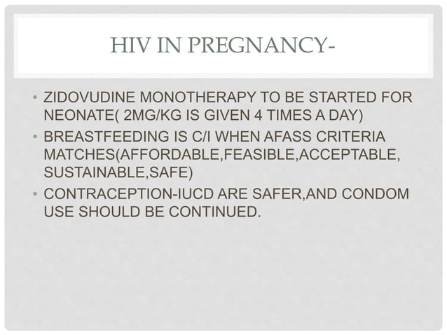 HIV AND PREGNANCY update (2020) By Dr Rahul Jain & Dr Sharda Jain | PPTX | Pregnancy ...
