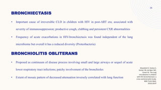 HIV and Lung health | PDF