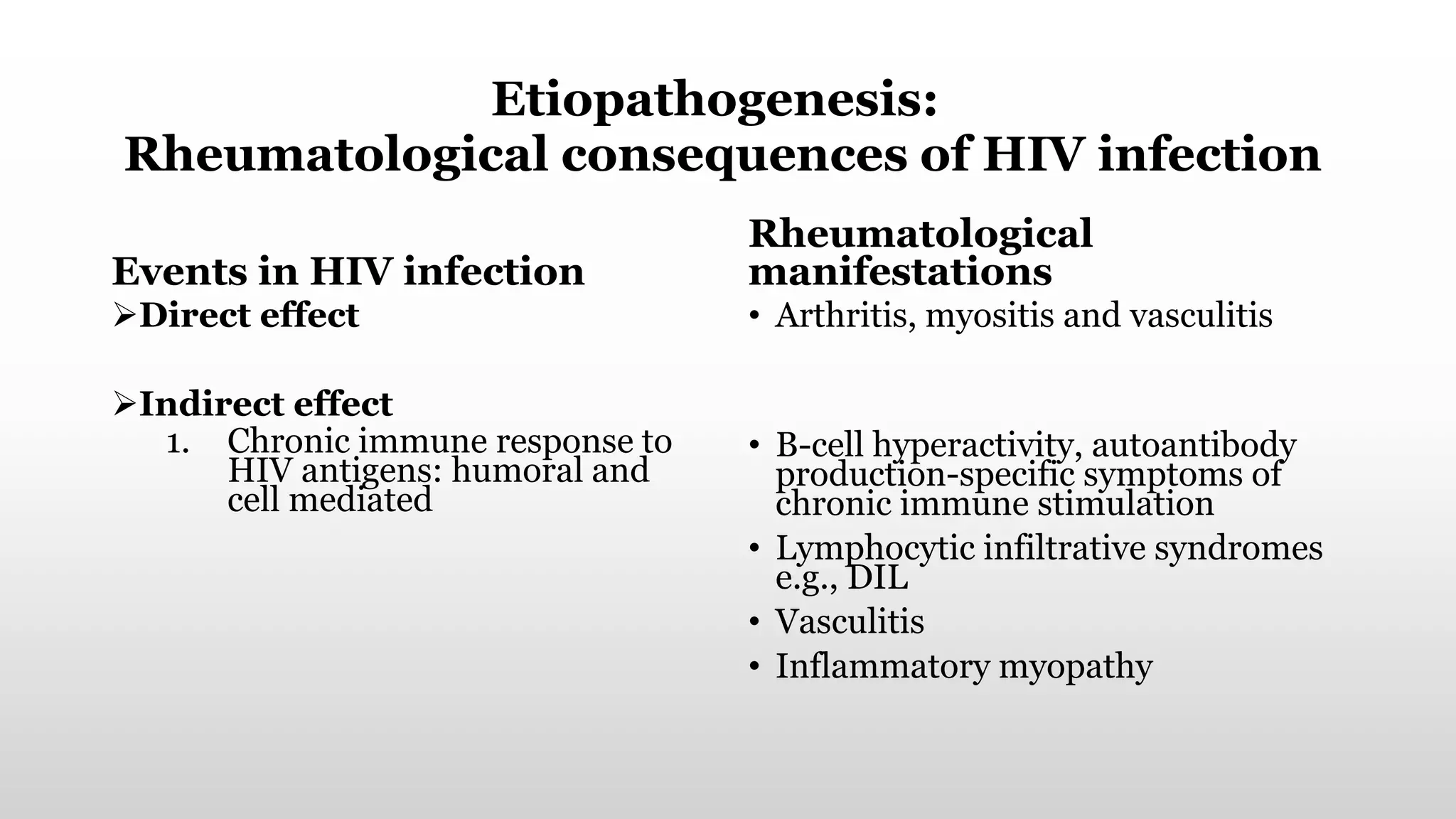 Hiv and musculoskeletal disorders pp | PPTX