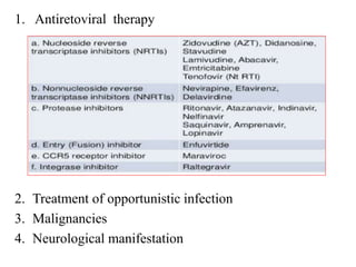 Hiv and opportunistic infection | PPTX
