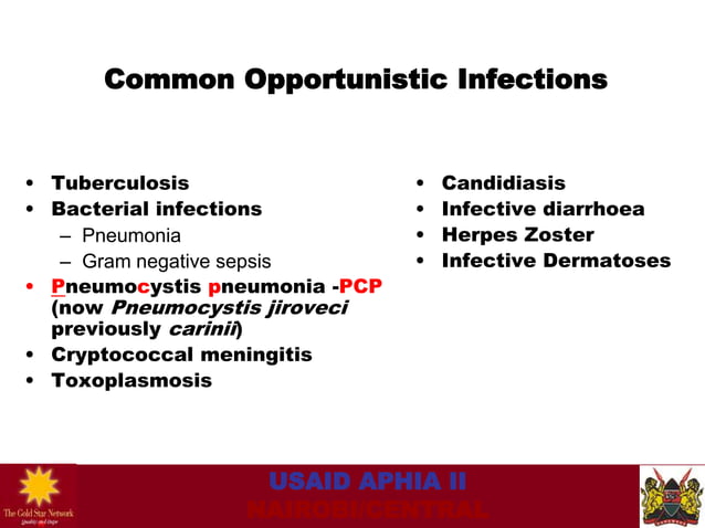 HIV and Opportunistic infections.ppt | Lung and Respiratory Health ...
