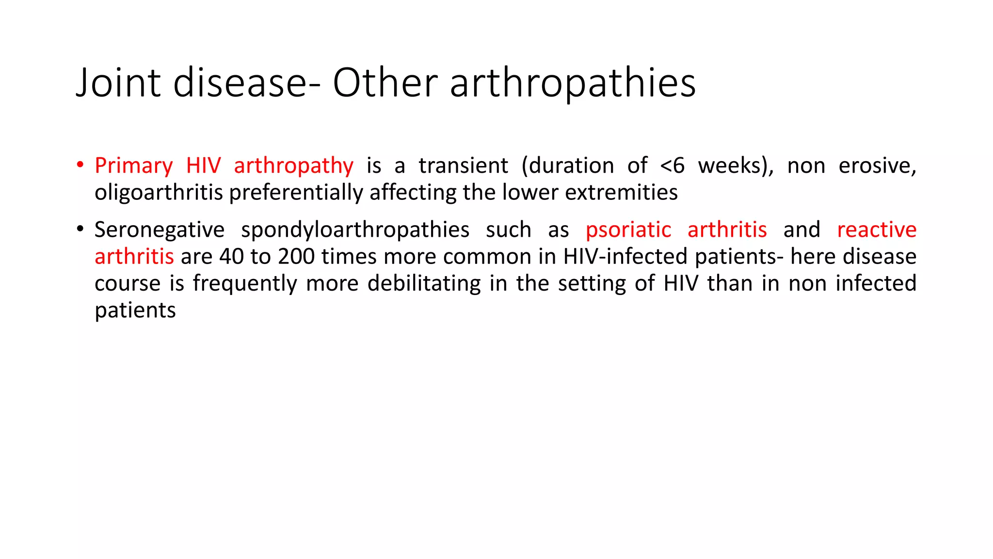 Hiv and orthopaedics | PDF