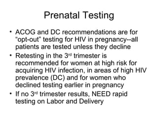 Hiv and pregnancy | PPT