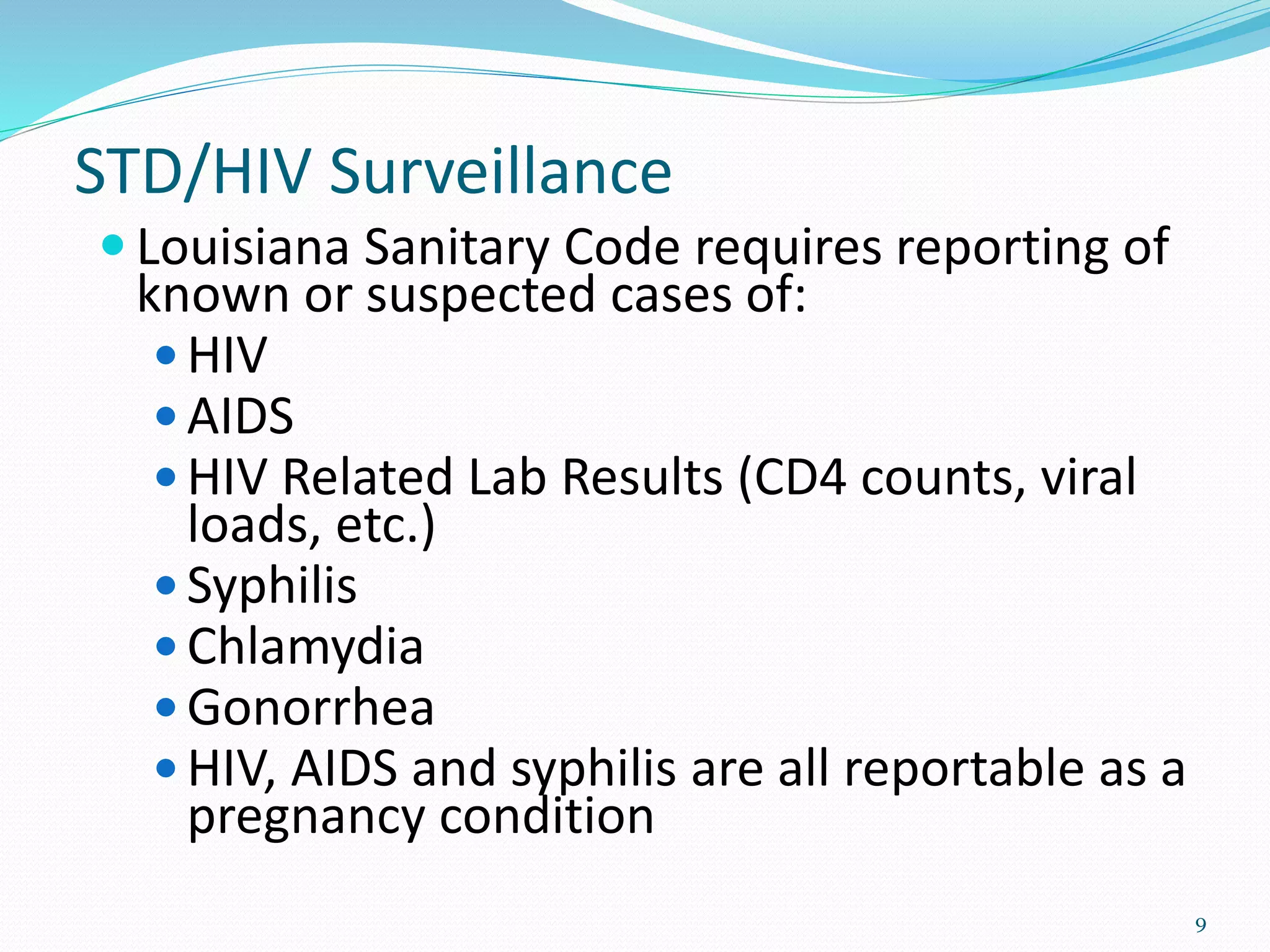 HIV/STD EPD Overview - Jessica Fridge | PPTX