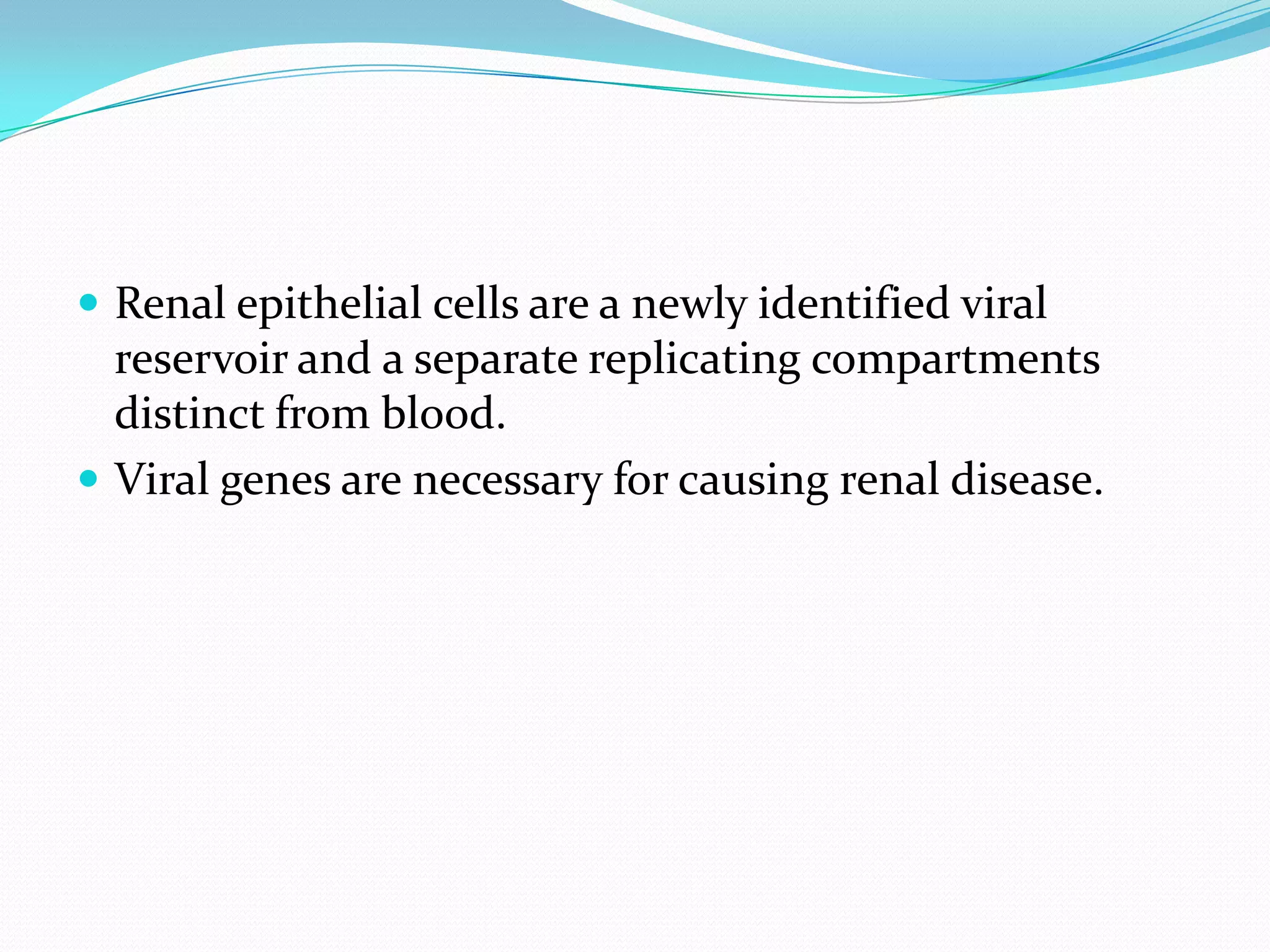 Hiv associated nephropathy(Dr. sood) | PPTX