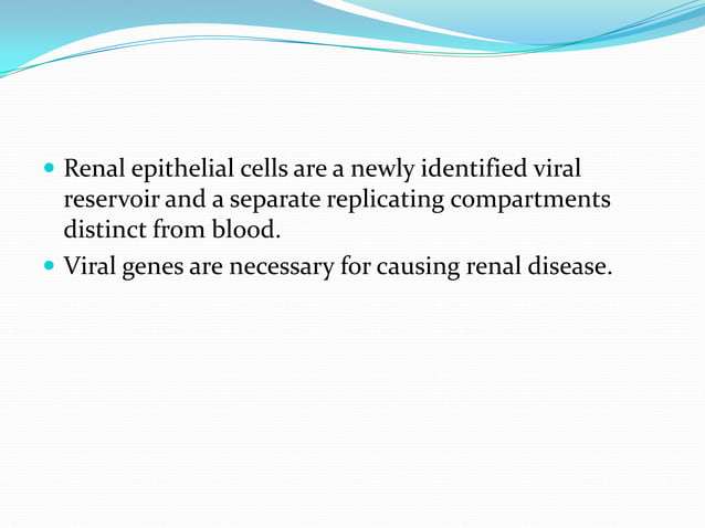 Hiv associated nephropathy(Dr. sood) | PPTX | Blood Disorders ...