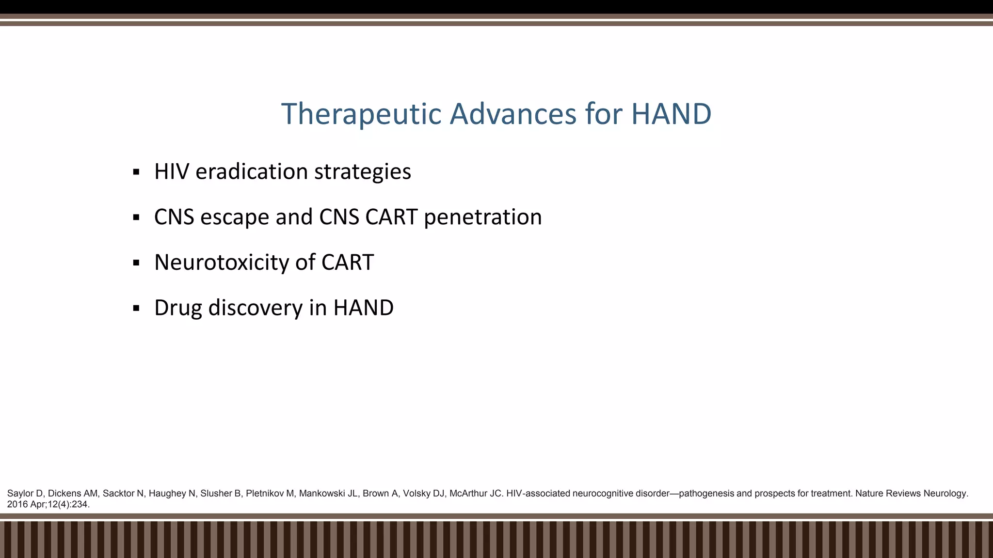 HIV Associated Neurocognitive Disorder | PPTX