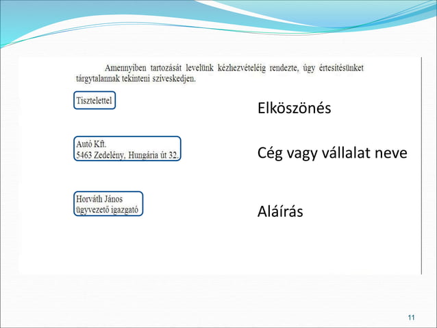 Hivatalos levél.ppt