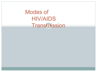 Hiv awareness ppt | PPTX