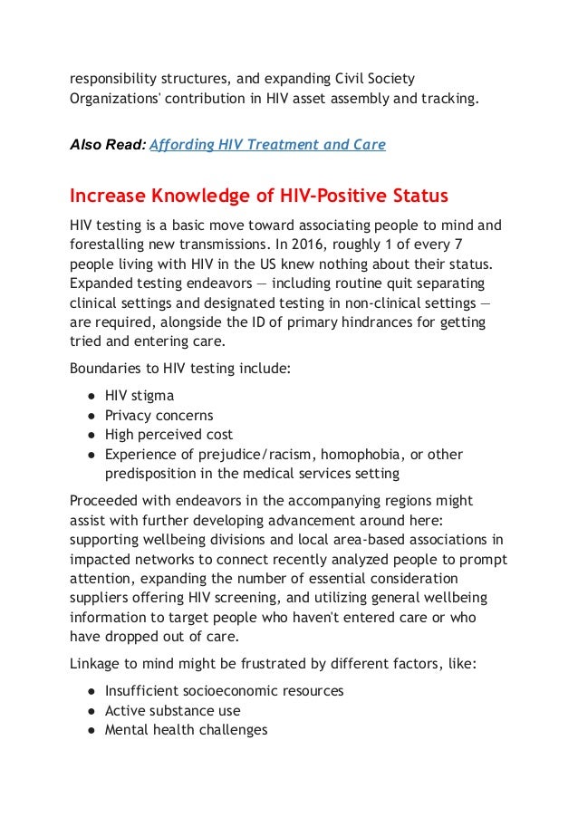 Hiv Care And Financial Gaps Pdf