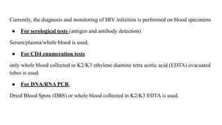 HIV – CLINICAL MANIFESTATIONS, DIAGNOSTIC CRITERIA & SAMPLING.pdf