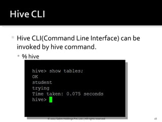 Introduction to Apache Hive | PPT