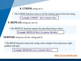 Hive - ORIEN IT | PPTX