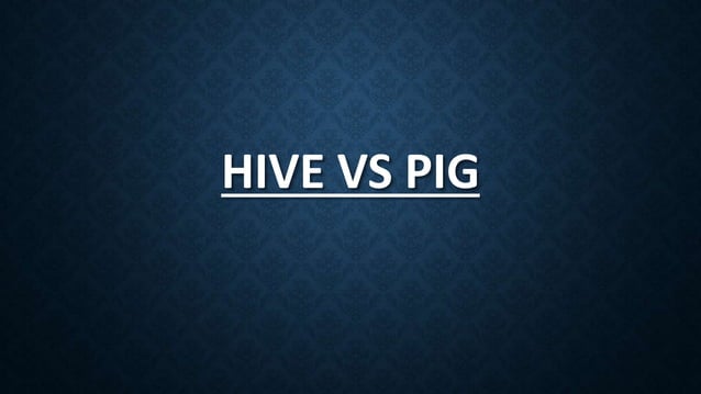 Apache Hive | PPT