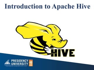 Hive_An Brief Introduction to HIVE_BIGDATAANALYTICS | PPT