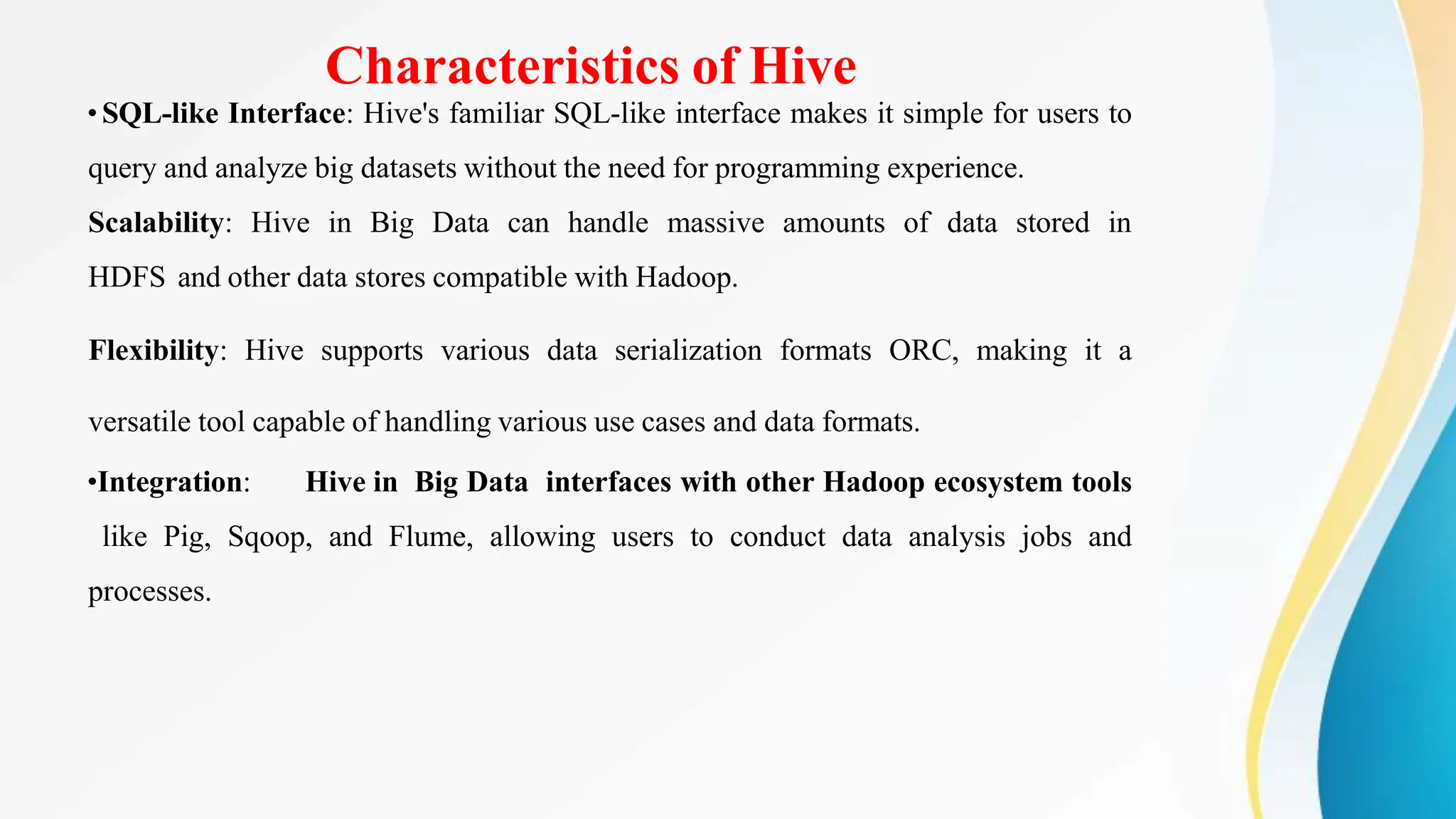 hive architecture and hive components in detail | PPTX | Databases | Computer Software and ...
