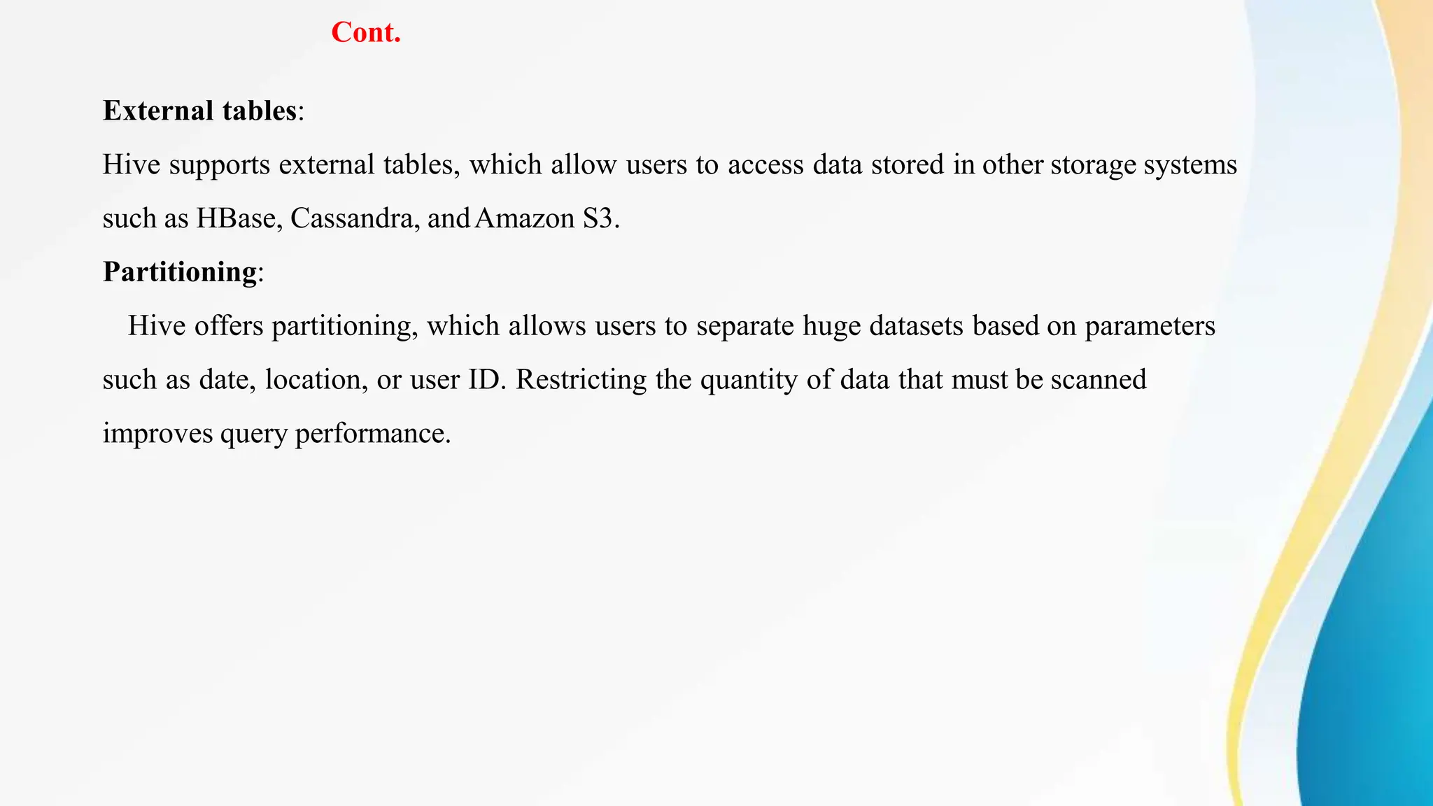 hive architecture and hive components in detail | PPTX | Databases | Computer Software and ...