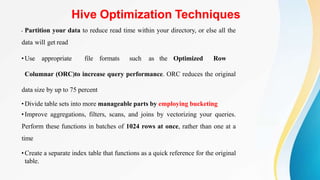 hive architecture and hive components in detail | PPTX