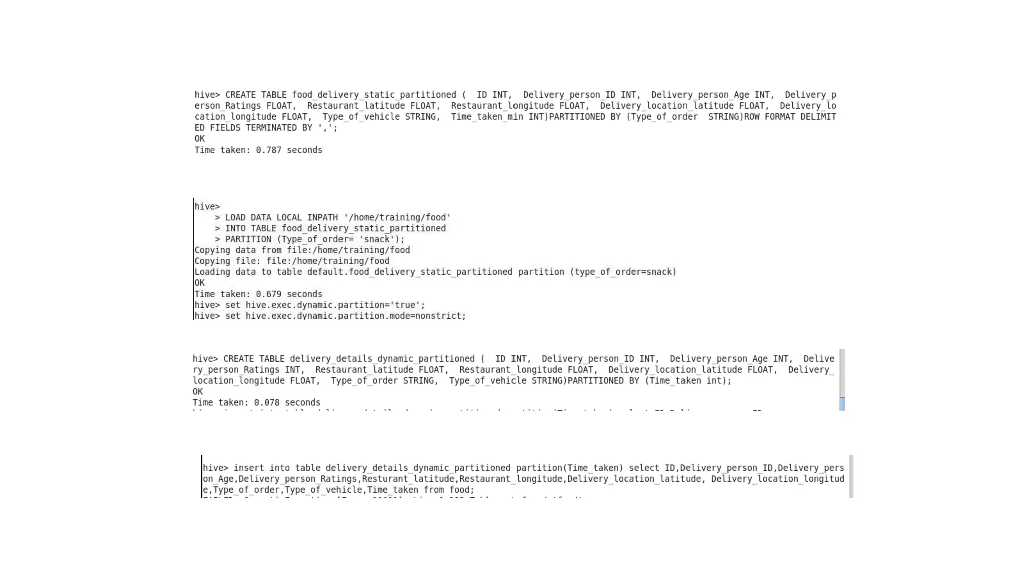 hive all settings and create tables.pptx