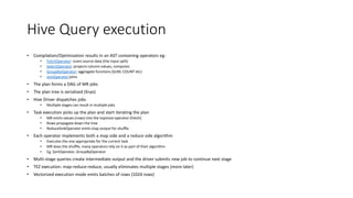 Hive big-data meetup | PPT