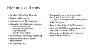 Hive big-data meetup | PPT