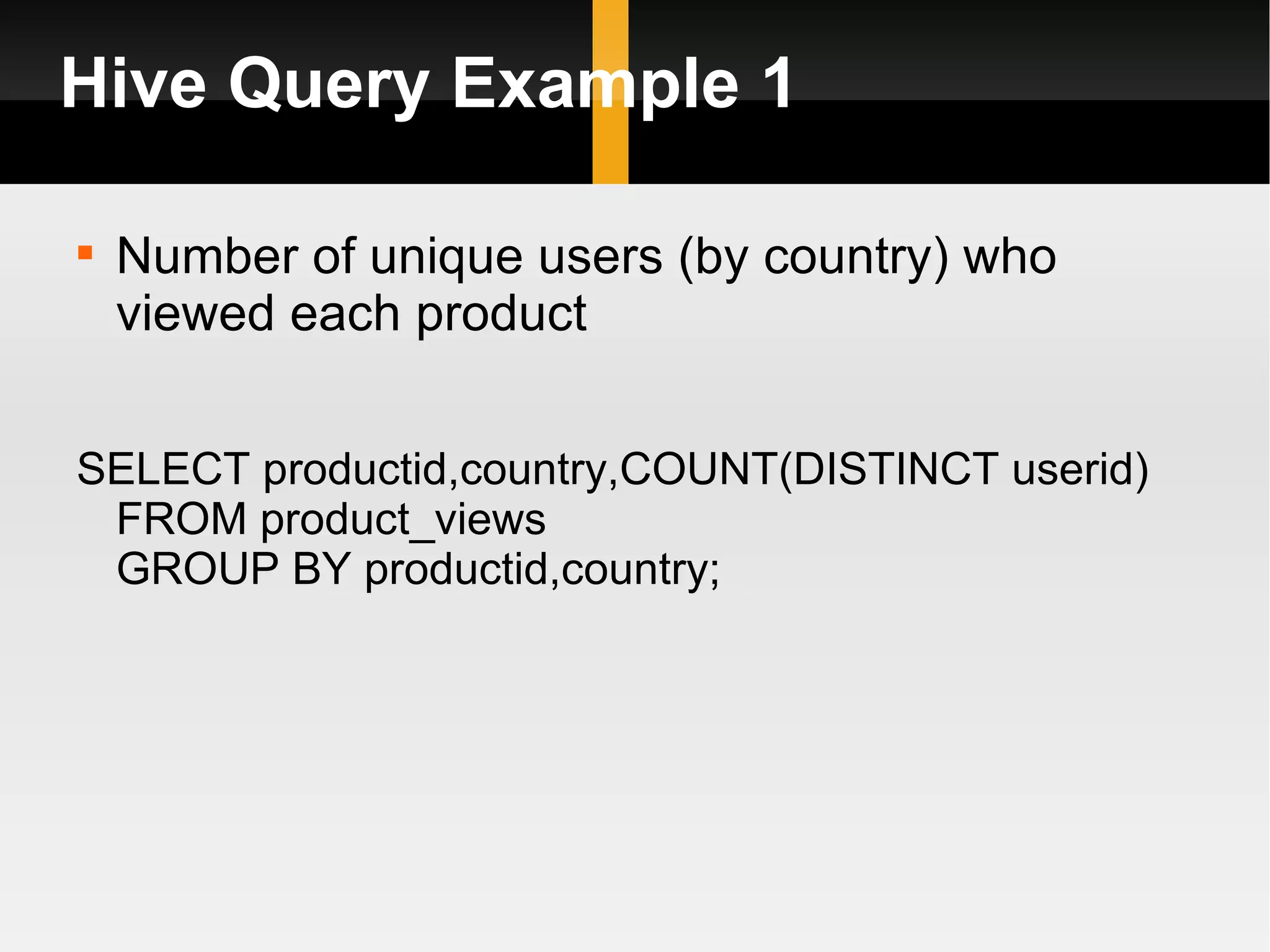Introduction to Hive for Hadoop | PPT