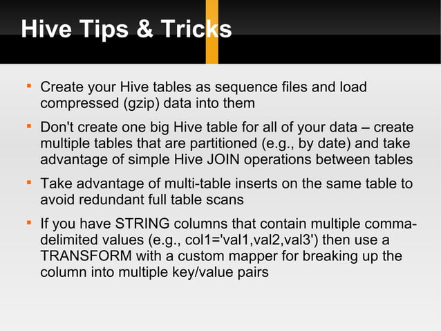 Introduction to Hive for Hadoop | PPT