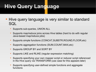 Introduction to Hive for Hadoop | PPT